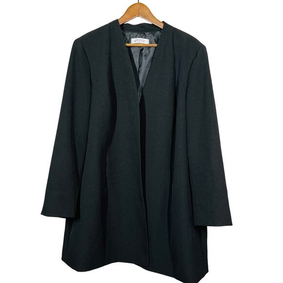 Kasper | Jackets & Coats | Kasper Formal Open Front Jacket Coat Black ...
